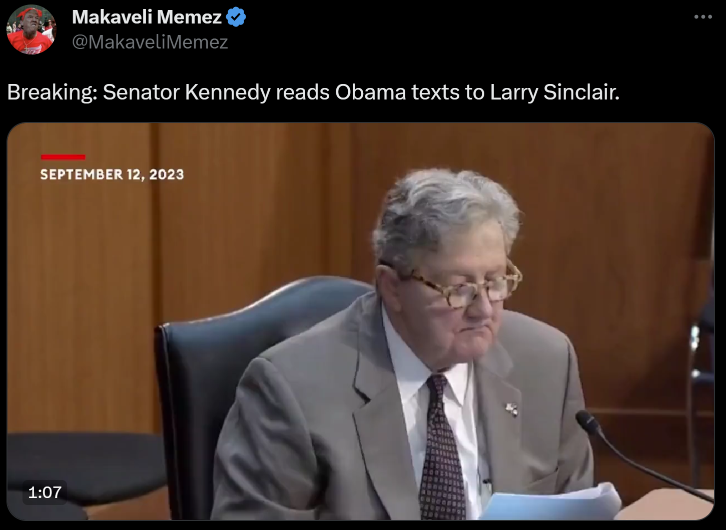 Fact Check: Sen. Kennedy Did NOT Read Obama Texts To Larry Sinclair ...